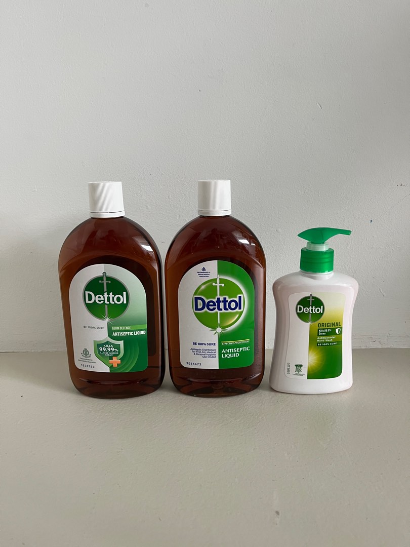 Dettol bundle, Furniture & Home Living, Cleaning & Homecare Supplies ...