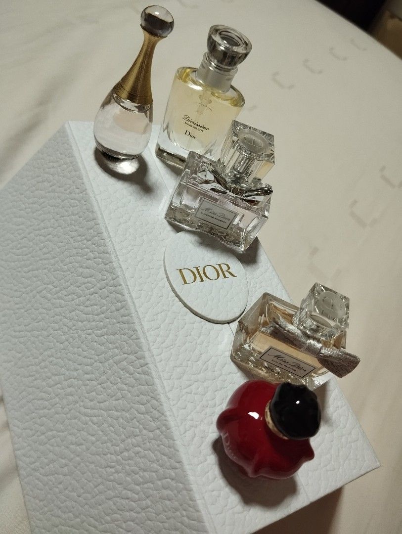 Dior mini perfume set $100, Beauty & Personal Care, Fragrance ...