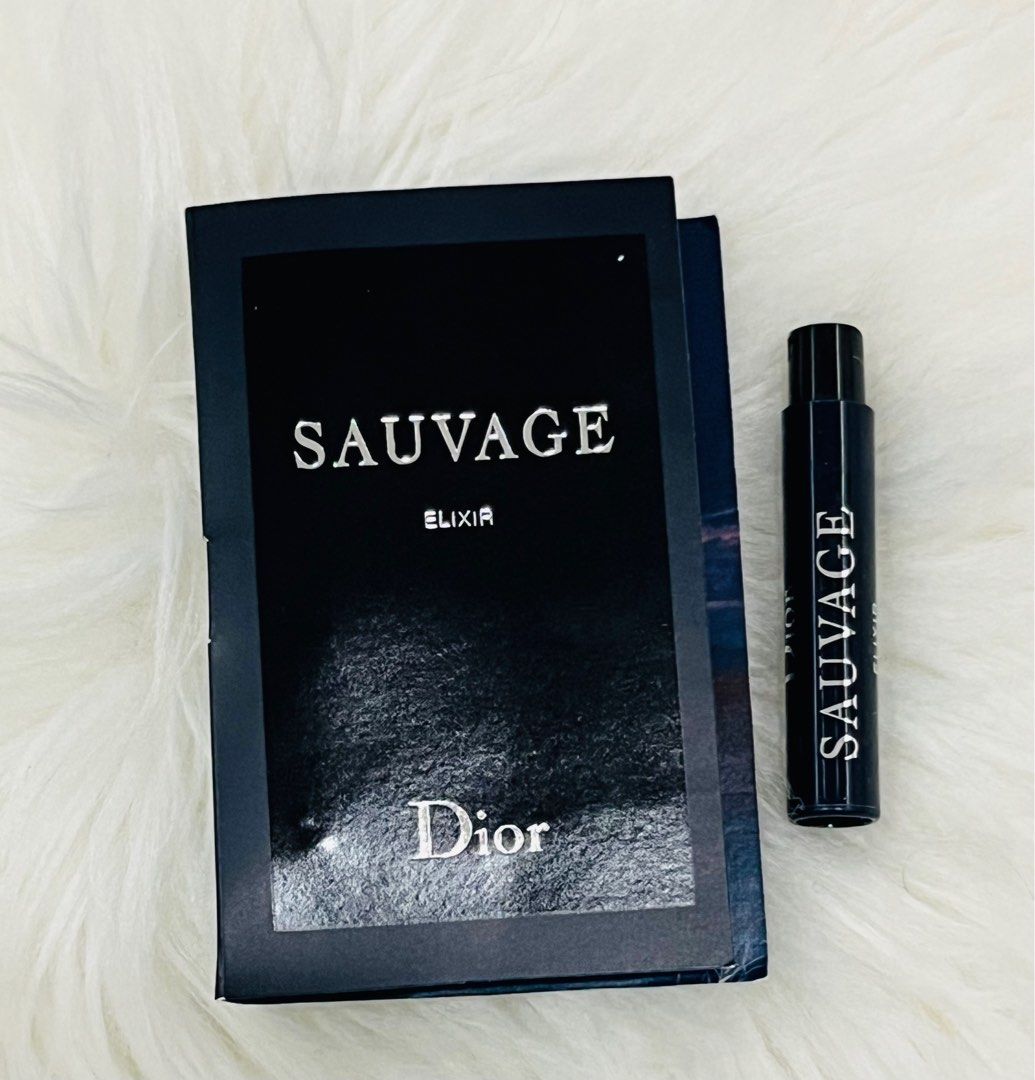 DIOR SAUVAGE ELIXIR VIALS, Beauty & Personal Care, Fragrance ...