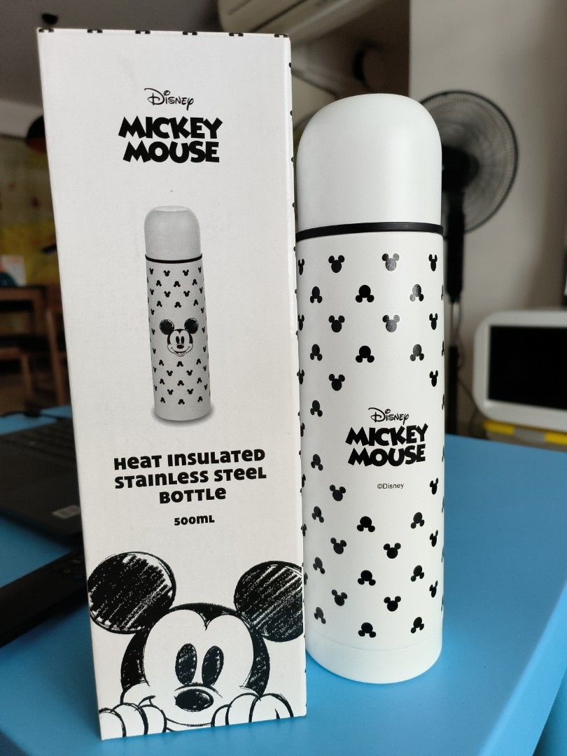Disney Mickey Mouse Thermal Flask 500ml, Furniture & Home Living ...