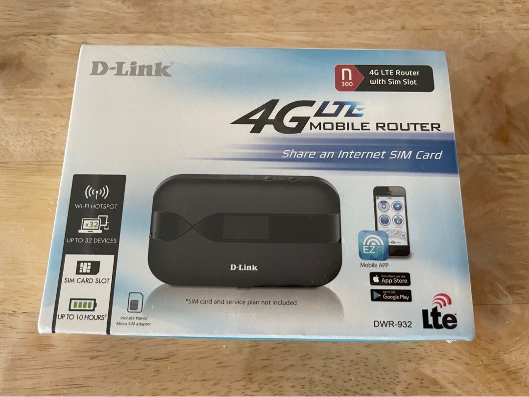 D-Link DWR-932 Wireless 4G LTE MIFI portable router, Mobile Phones ...