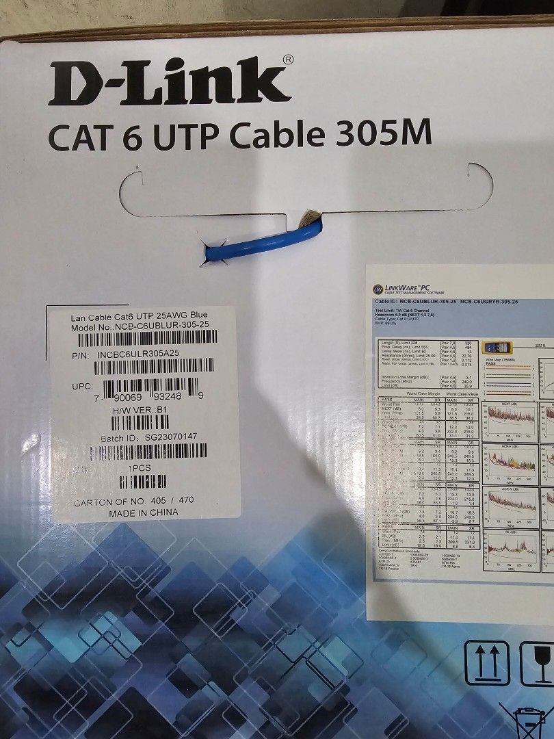 D-LINK UTP CABLE (CAT5e/CAT6), Computers & Tech, Parts & Accessories ...
