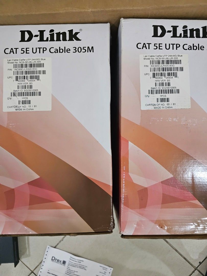 D-LINK UTP CABLE (CAT5e/CAT6), Computers & Tech, Parts & Accessories ...