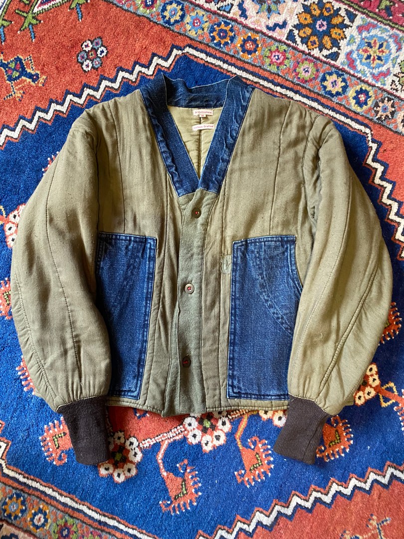 Dr Collectors vintage remake jacket 古著重製 和式外套 洋風和魂 XS號 kapital Needles ...