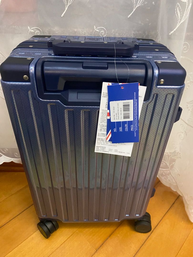 Dunlop 原廠20” 藍色厚鋁料扣款行李箱旅行喼luggage baggage suitcase TSA LOCK 360 wheel ...