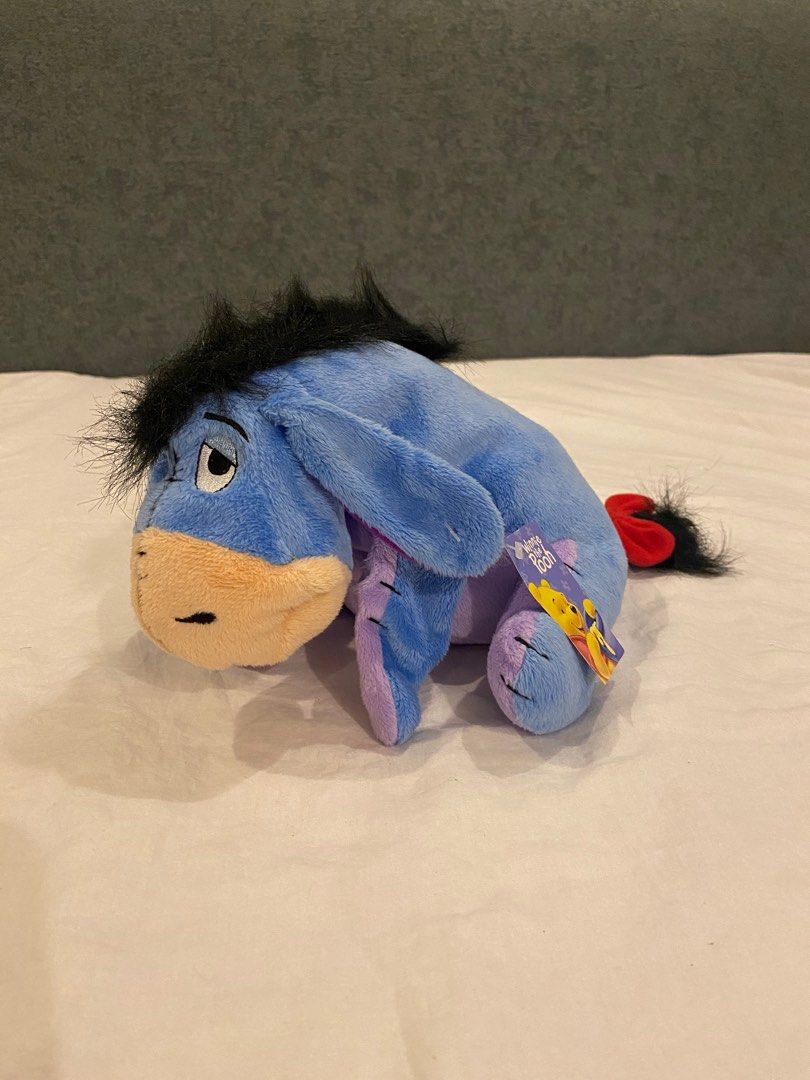 Eeyore winnie the pooh hand puppet plush stuffed toy, Hobbies & Toys ...