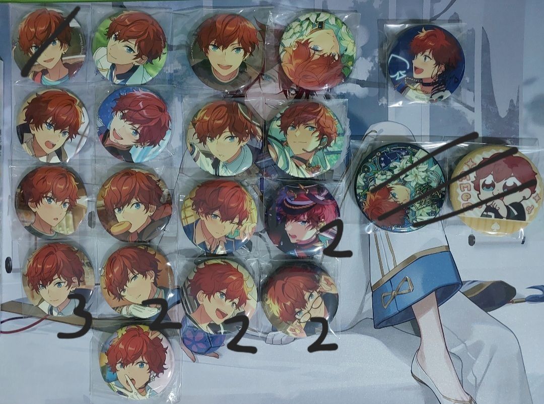 [wts repost] ensemble stars enstars niki rinne hiiro jp badges, Hobbies ...