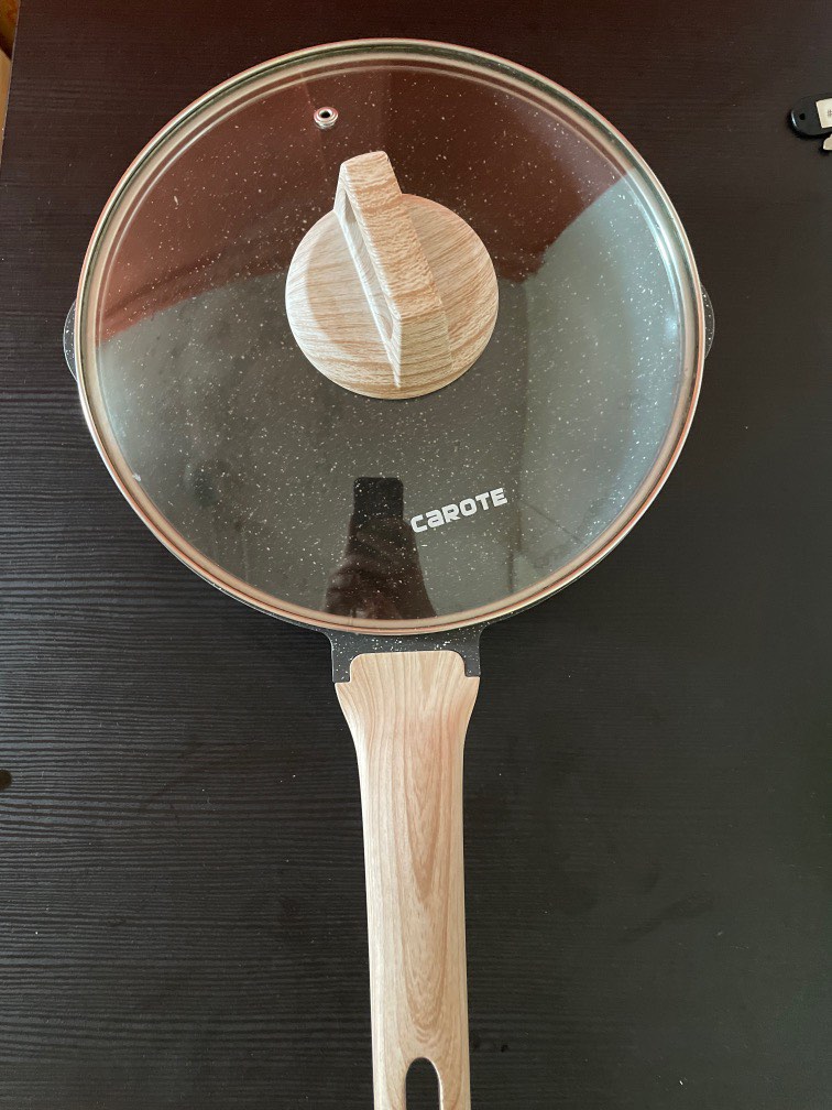 Essential Woody 24cm Deep Fry Pan W Lid, Furniture & Home Living ...