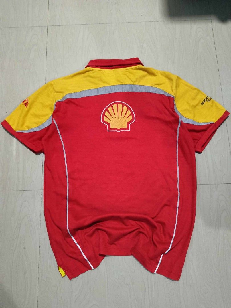 Ferrari Scuderia Shell Polo Tee Shirt, Men's Fashion, Tops & Sets, Tshirts & Polo Shirts on ...