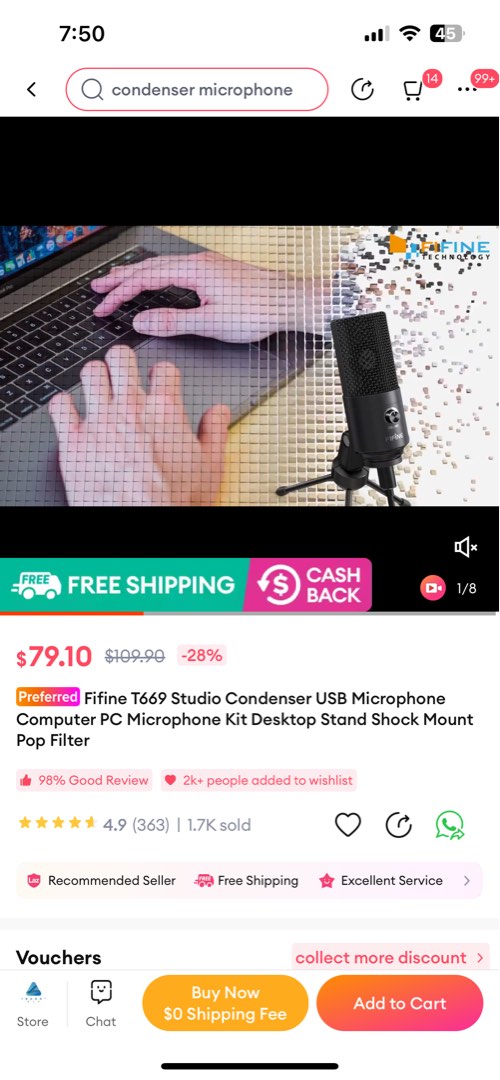Fifine T669, Audio, Voice Recorders on Carousell