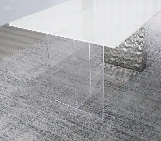 FIO Sintered Stone Dining Table, Furniture & Home Living, Furniture ...