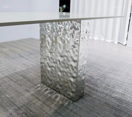FIO Sintered Stone Dining Table, Furniture & Home Living, Furniture ...