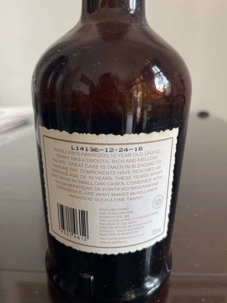 Free McWilliams Hanwood Grand Tawny Port, Food & Drinks, Beverages on ...