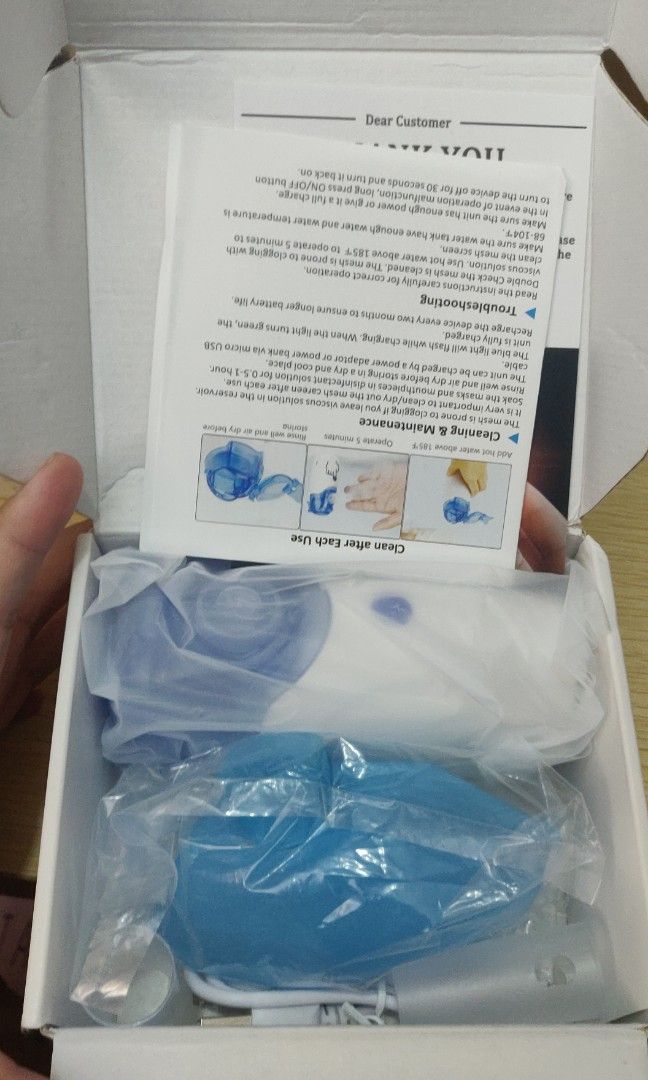 Freepower Mini Portable Steam Inhaler, Mesh Inhaler, Mesh Vaporizer ...