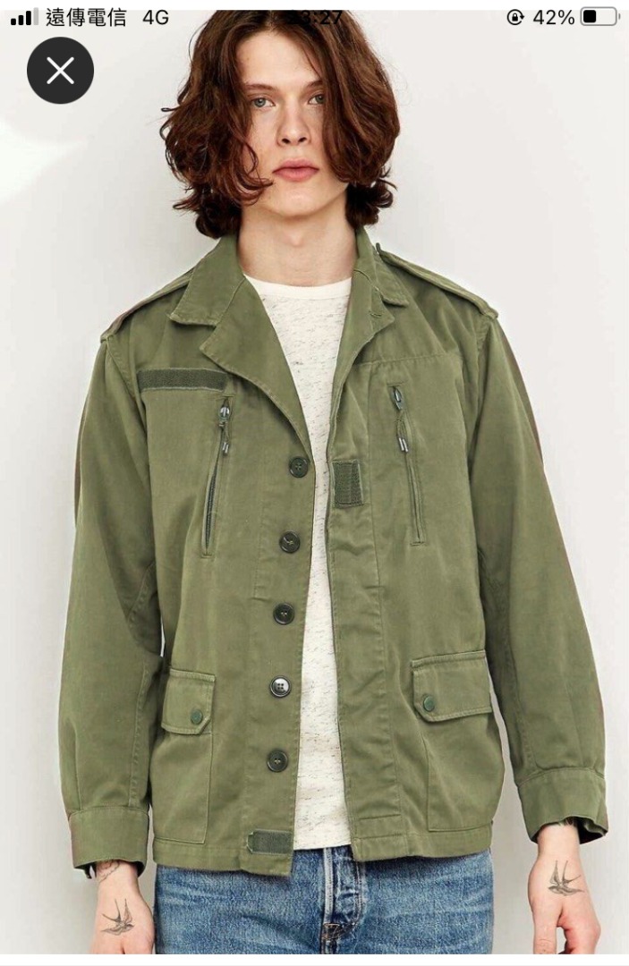 French Army Combat Jacket F2 軍用 法國 公發 外套 大衣, 他的時尚, 外套、夾克、大衣在旋轉拍賣