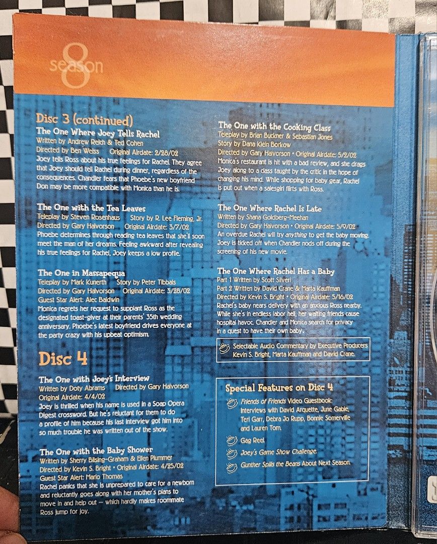 Friends The Complete Eight Season DVD, Hobbies & Toys, Music & Media ...