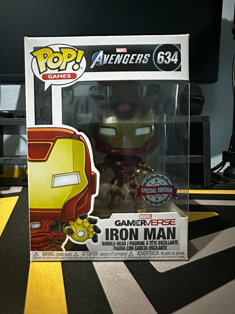 Funko POP! Games: Marvel Avengers Gamerverse #634 - Iron Man, Hobbies ...