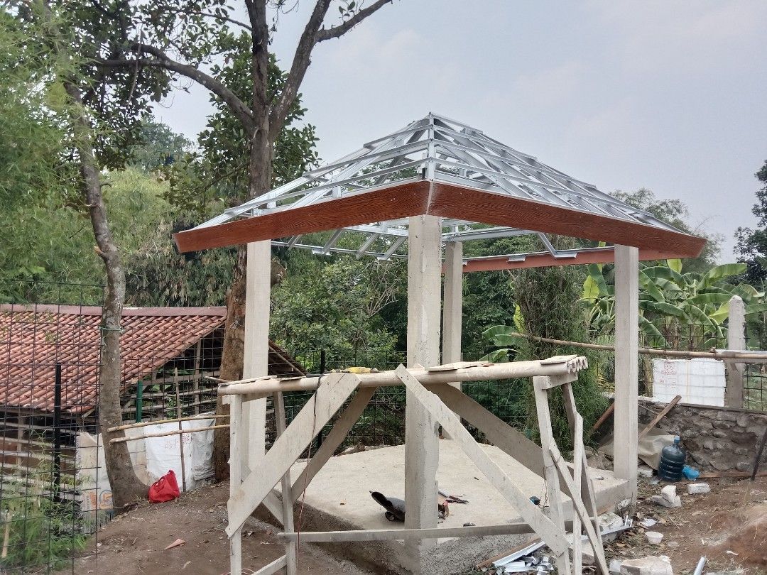 Gazebo baja ringan atap spandek, Jasa, Jasa Servis Rumah, Renovations ...