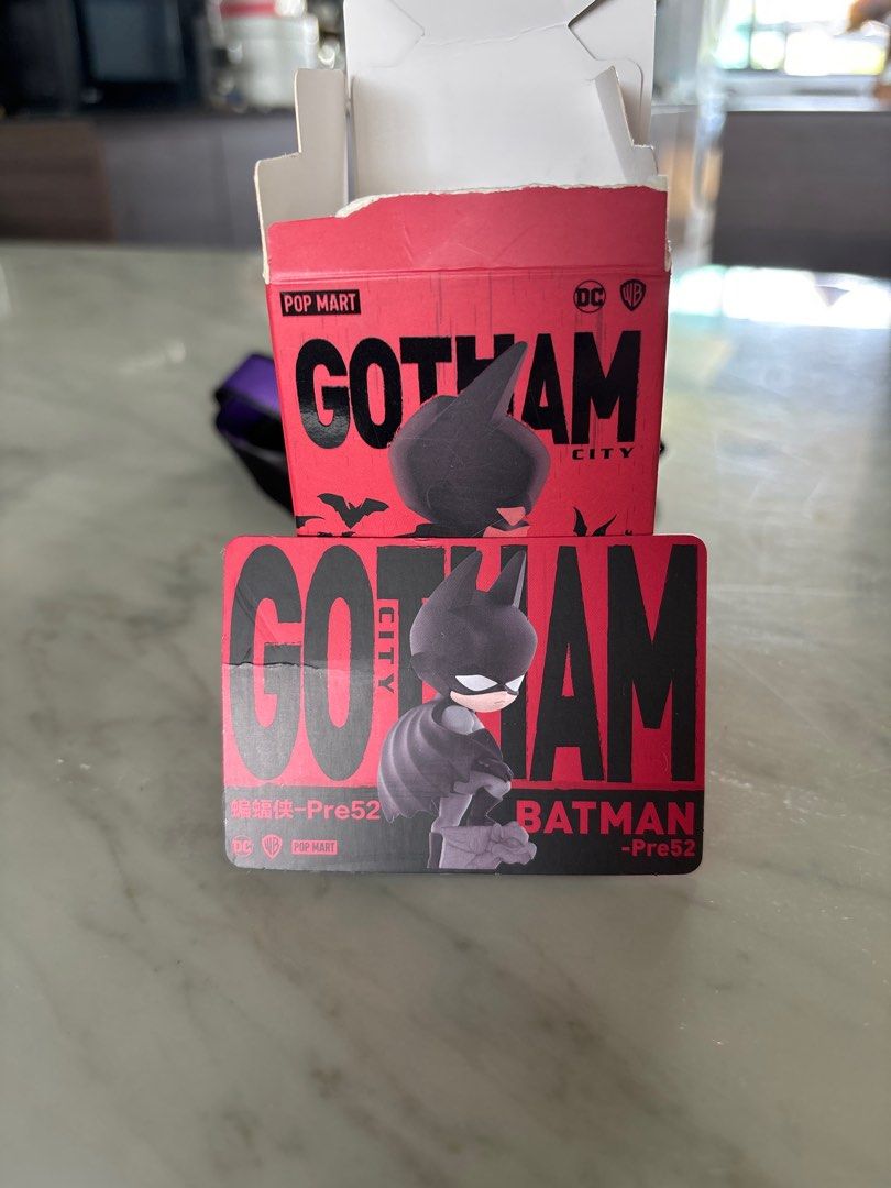 Gotham Pop mart, pre 52 Batman, Hobbies & Toys, Toys & Games on Carousell