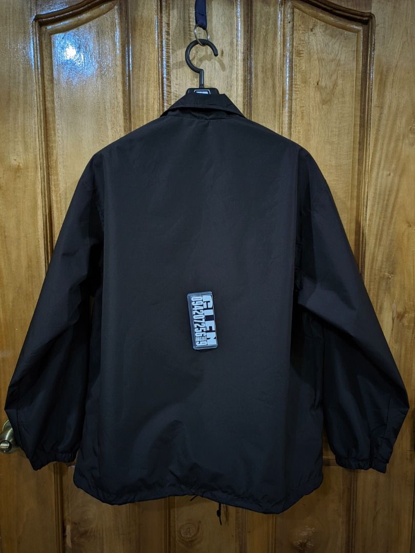 GU by Uniqlo Windproof Coach Jacket MEN'S (Black), Men's Fashion, Coats ...