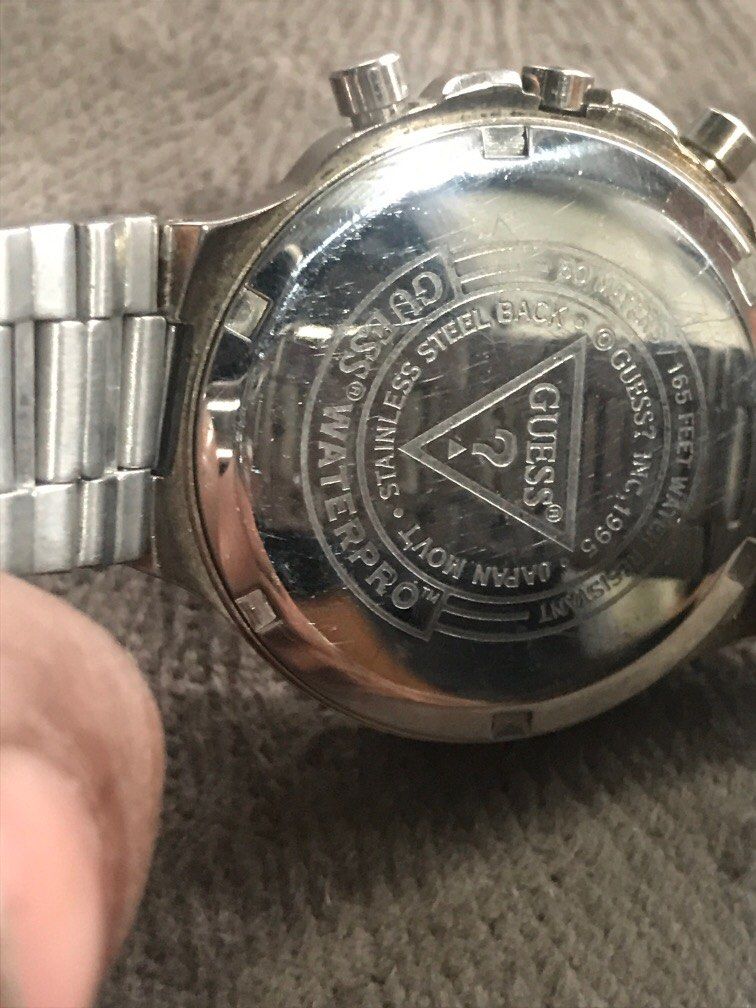 Guess chronograph quartz authentic, Men's Fashion, Watches ...