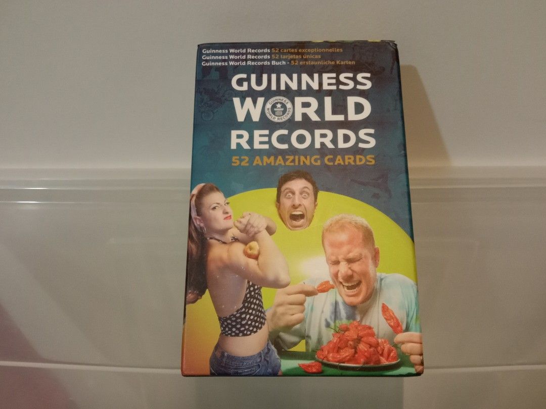 GUINNESS WORLD RECORD PLAYING CARDS BRLT7-MI-3616, Buku & Alat Tulis ...