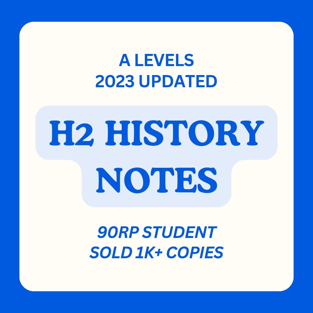 H2 History Notes (JC A Levels Hist Humanities RJC, NYJC, RI, HCI ...