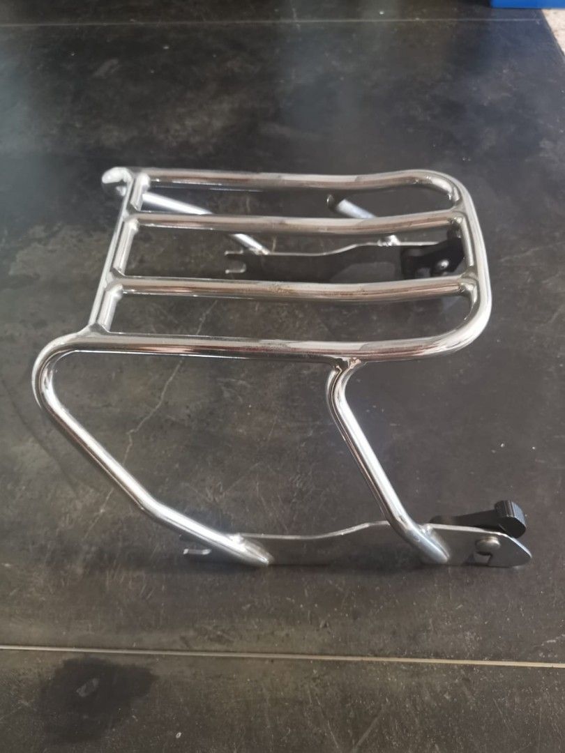Harley luggage rack, Motorcycles, Motorcycle Accessories on Carousell