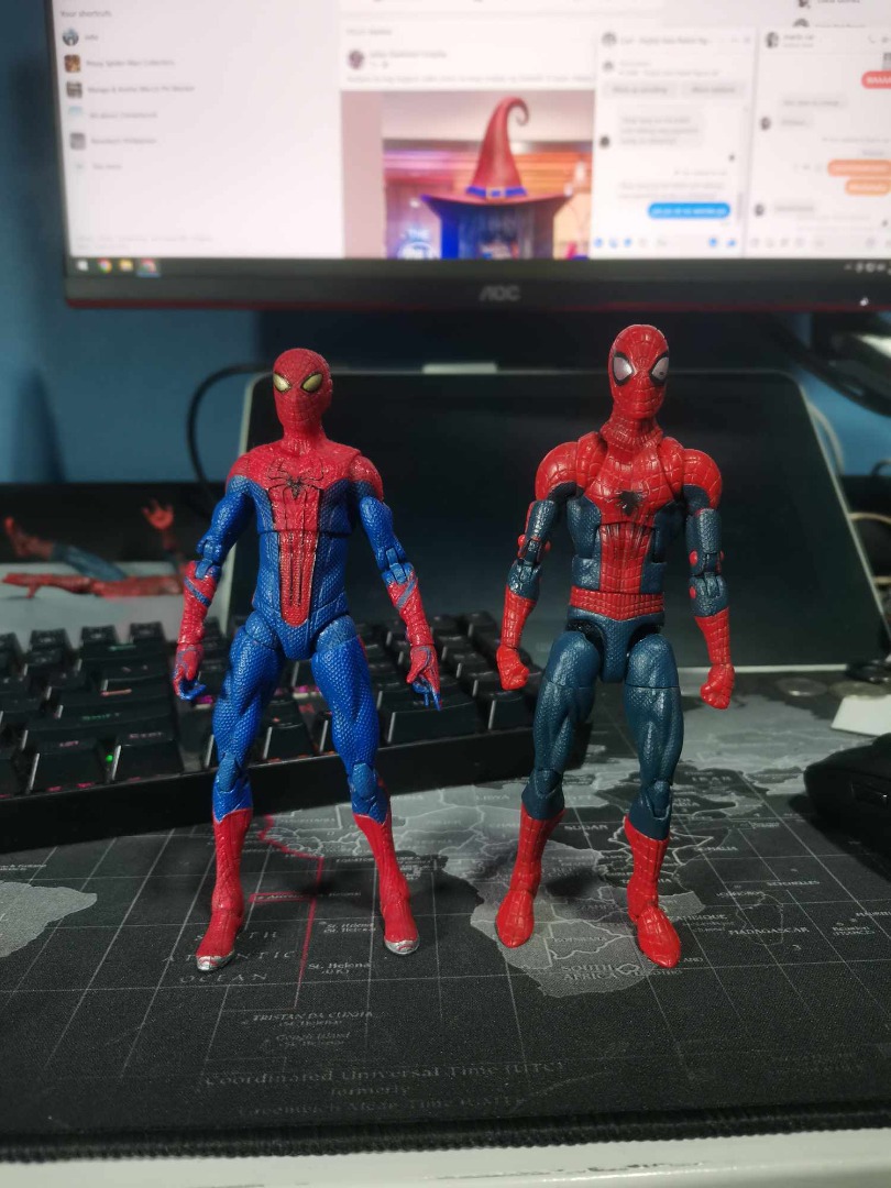 Hasbro The Amazing Spider-man 1 (Authentic and Rare) and TASM 2 (K.O ...