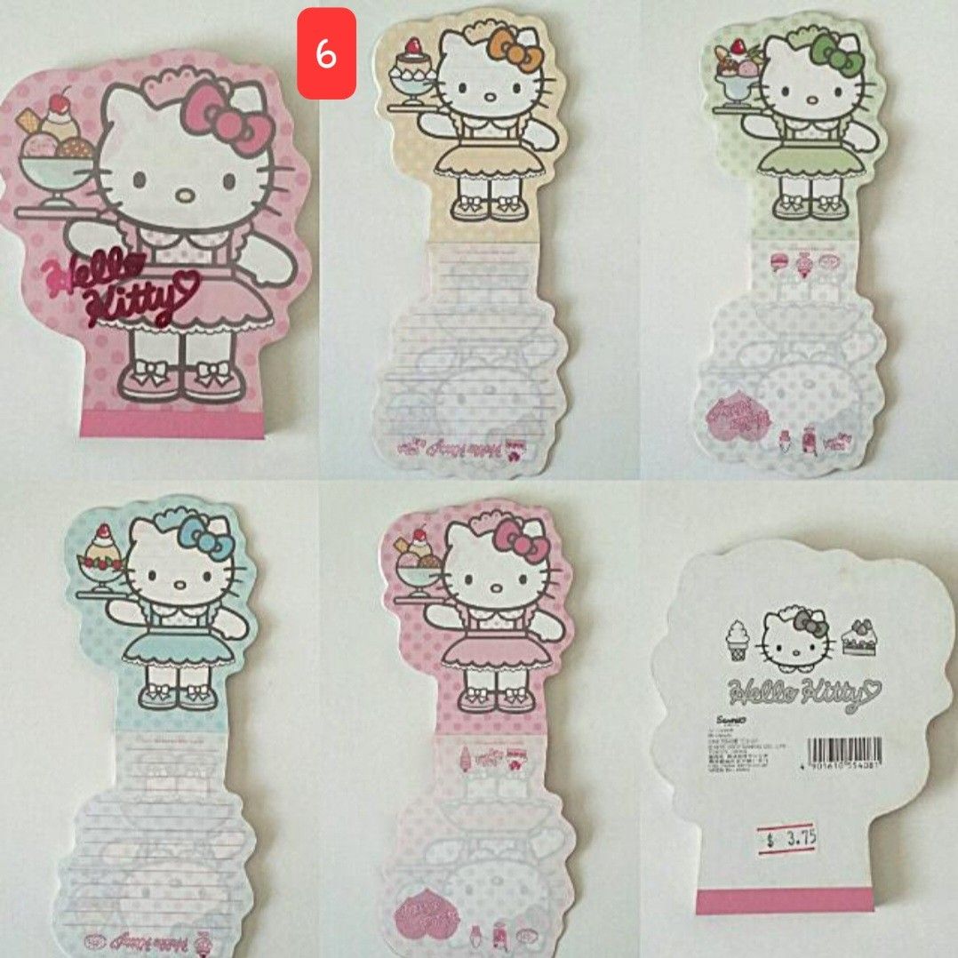*Hello Kitty Notepads & Notebook, Hobbies & Toys, Stationery & Craft ...