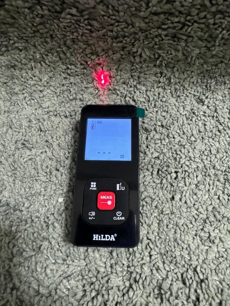 Hilda Laser Distance 50M Range finder Processional Meter Laser Range ...