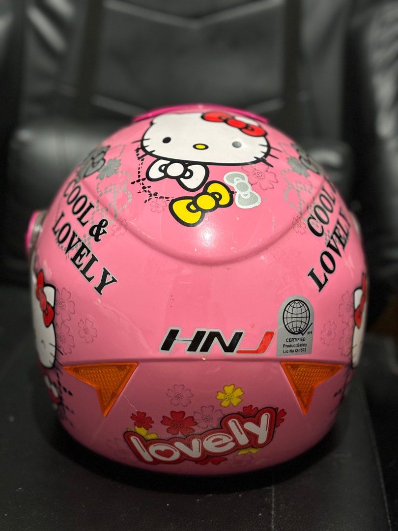 HNJ Kids Helmet (Hello Kitty Design), Motorbikes, Motorbike Parts ...