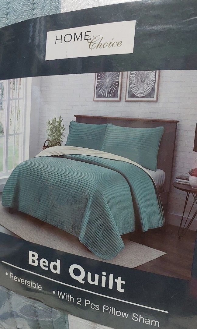 HOME CHOICE Bed Quilt, Furniture & Home Living, Bedding & Towels on ...