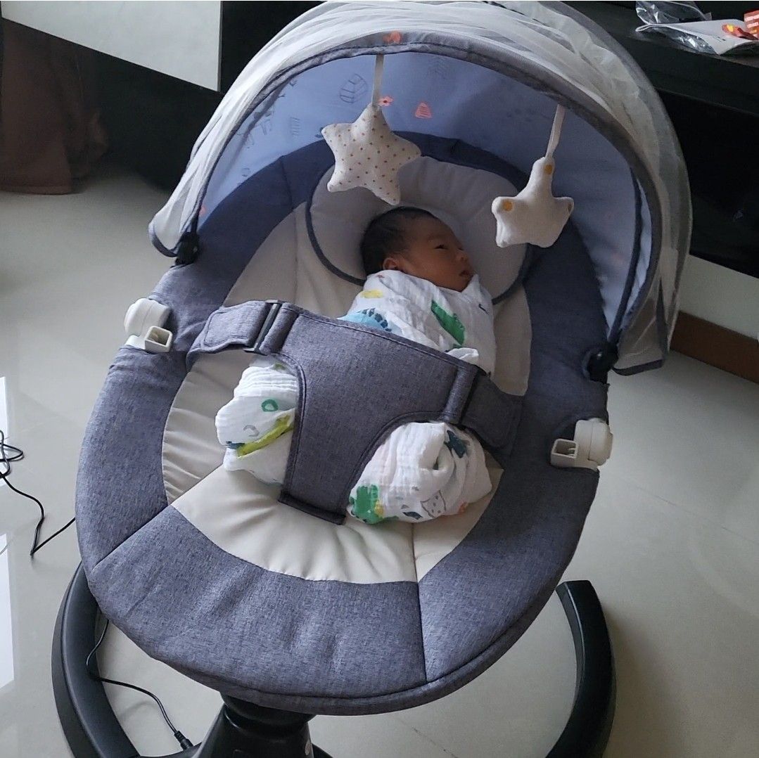 HOOOPET Baby Rocker Baby Auto Swing Electric Rocking Chair Comforter ...