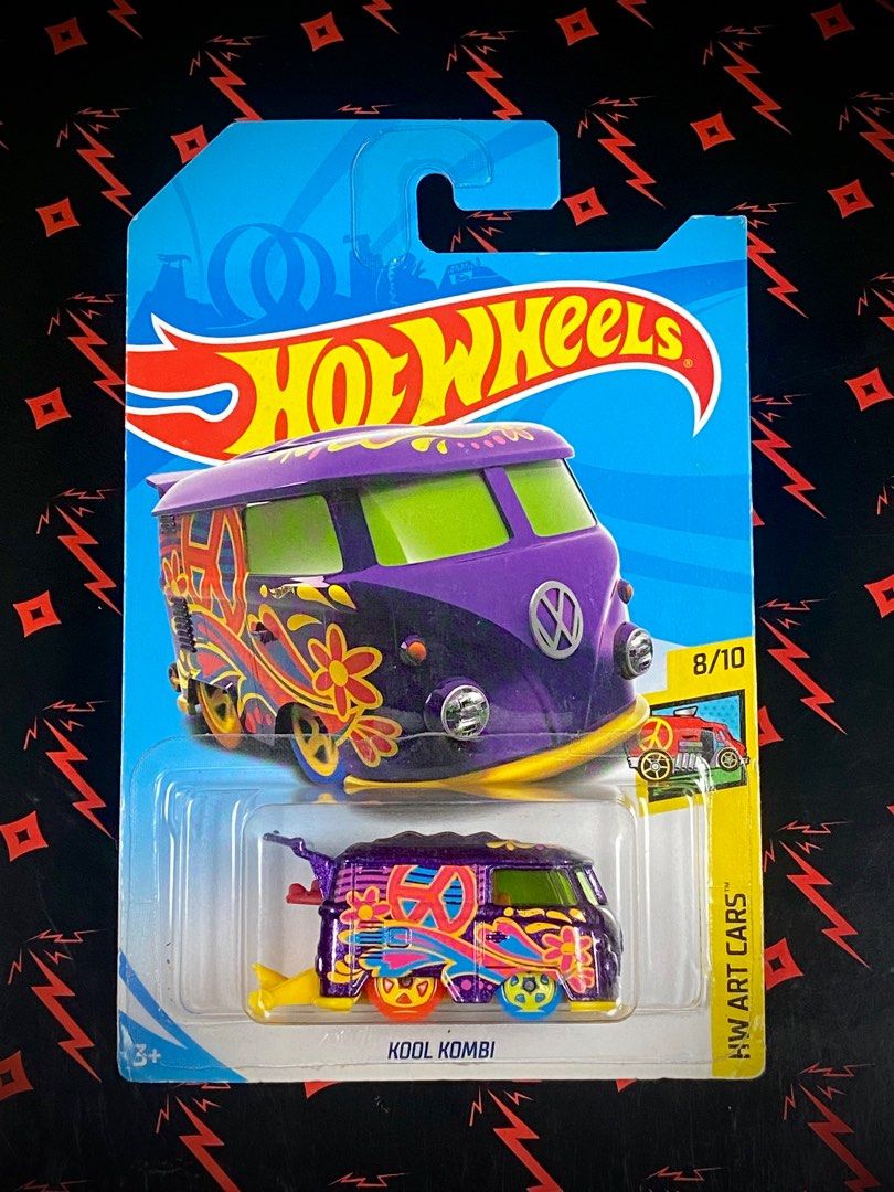 Hot Wheels Volkswagen Kool Kombi Grey & Purple Hotwheels VW Regular ...
