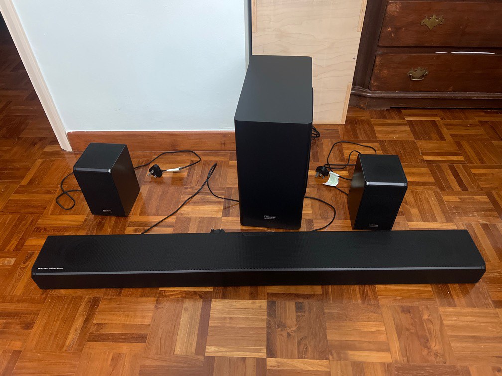 HW-Q90R Samsung Harman Kardon 7.1.4ch Soundbar with Dolby Atmos, Audio ...