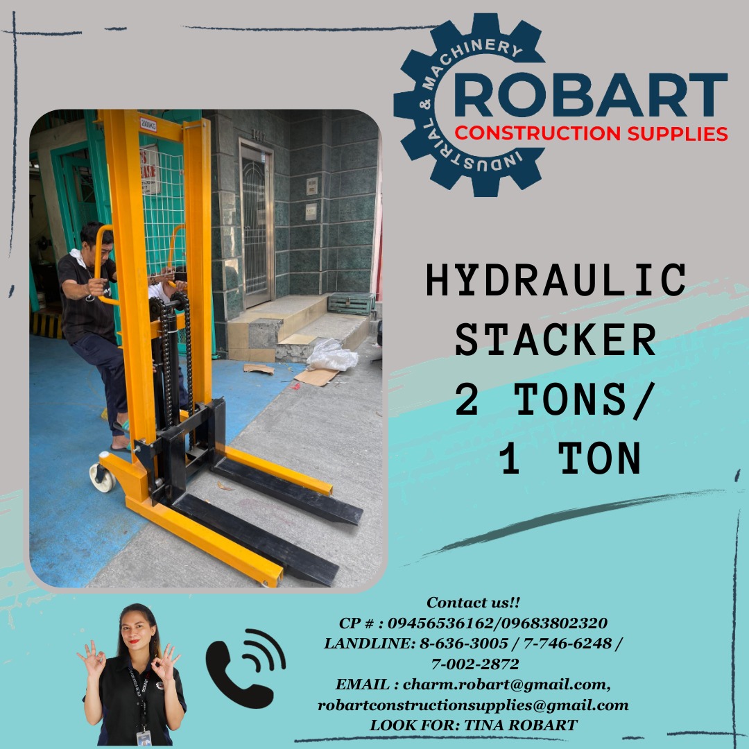Hydraulic Stacker 1 Ton/2 Tons, Commercial & Industrial, Construction ...