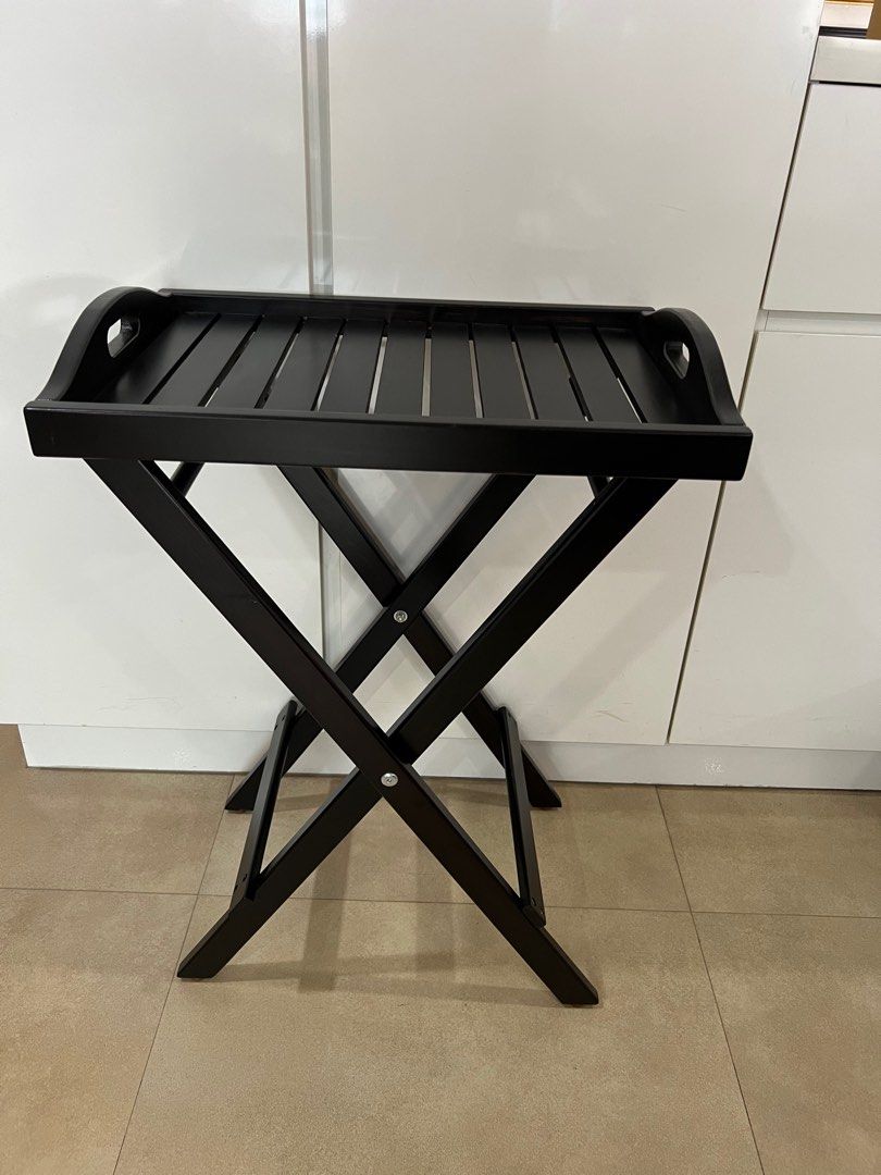 Ikea Nordeyy Tray Table, Furniture & Home Living, Furniture, Tables ...