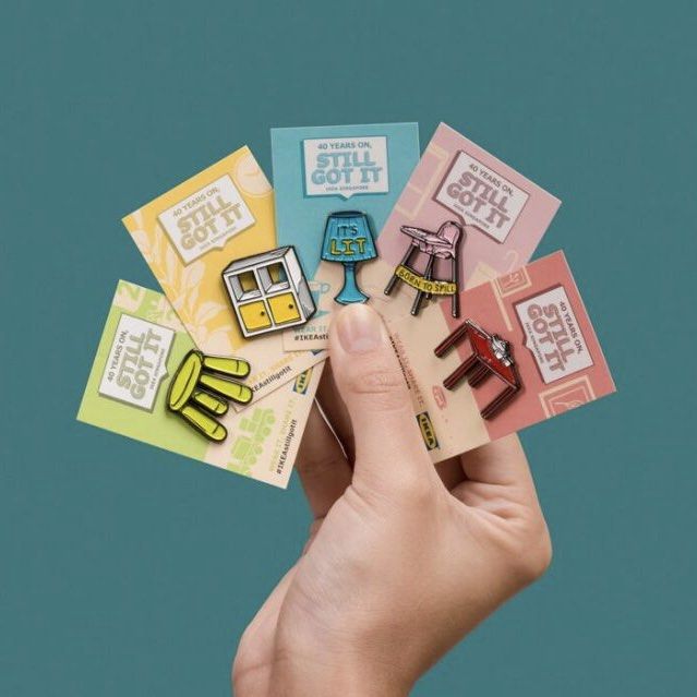 Ikea pins (limited edition), Hobbies & Toys, Stationery & Craft, Craft ...