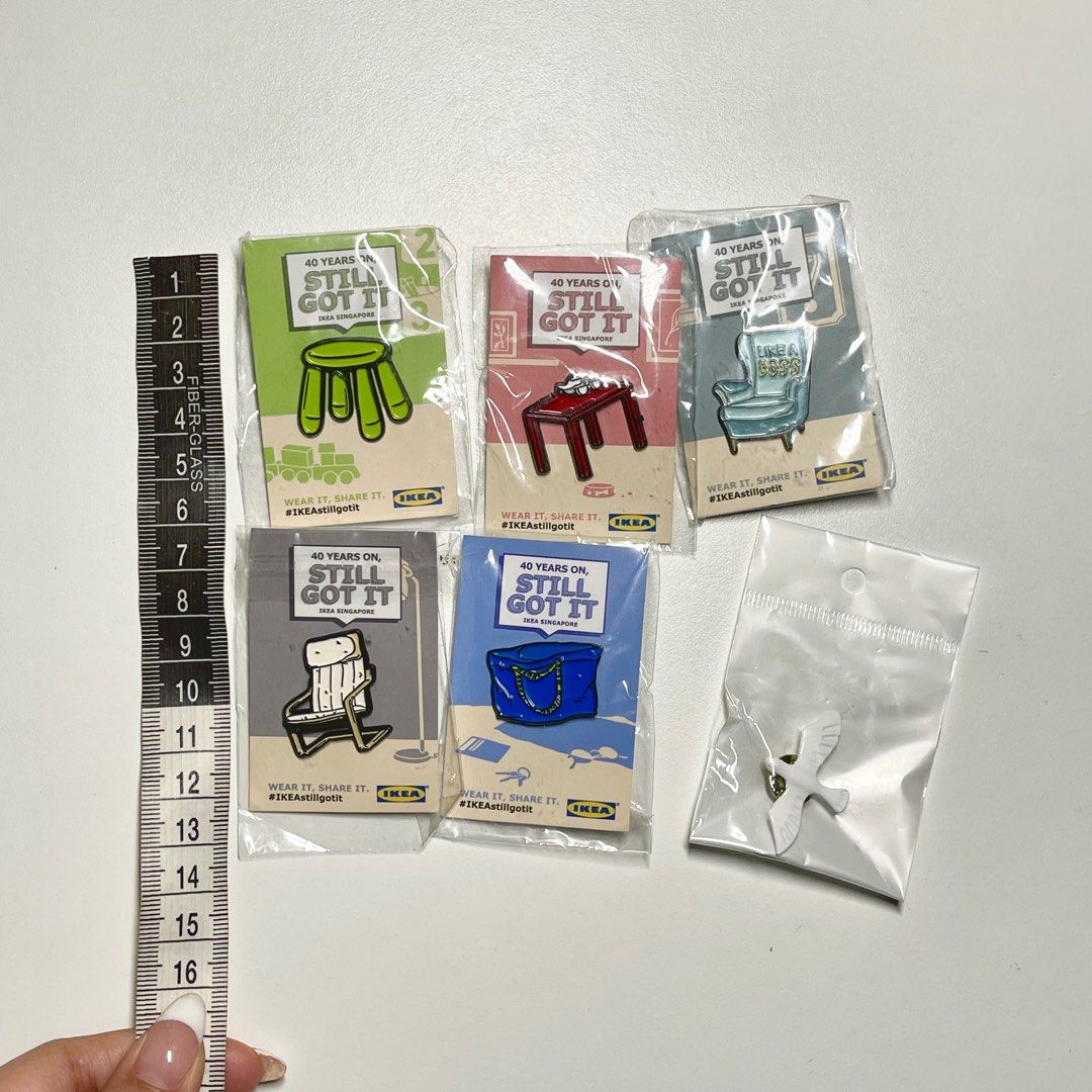 Ikea pins (limited edition), Hobbies & Toys, Stationery & Craft, Craft ...