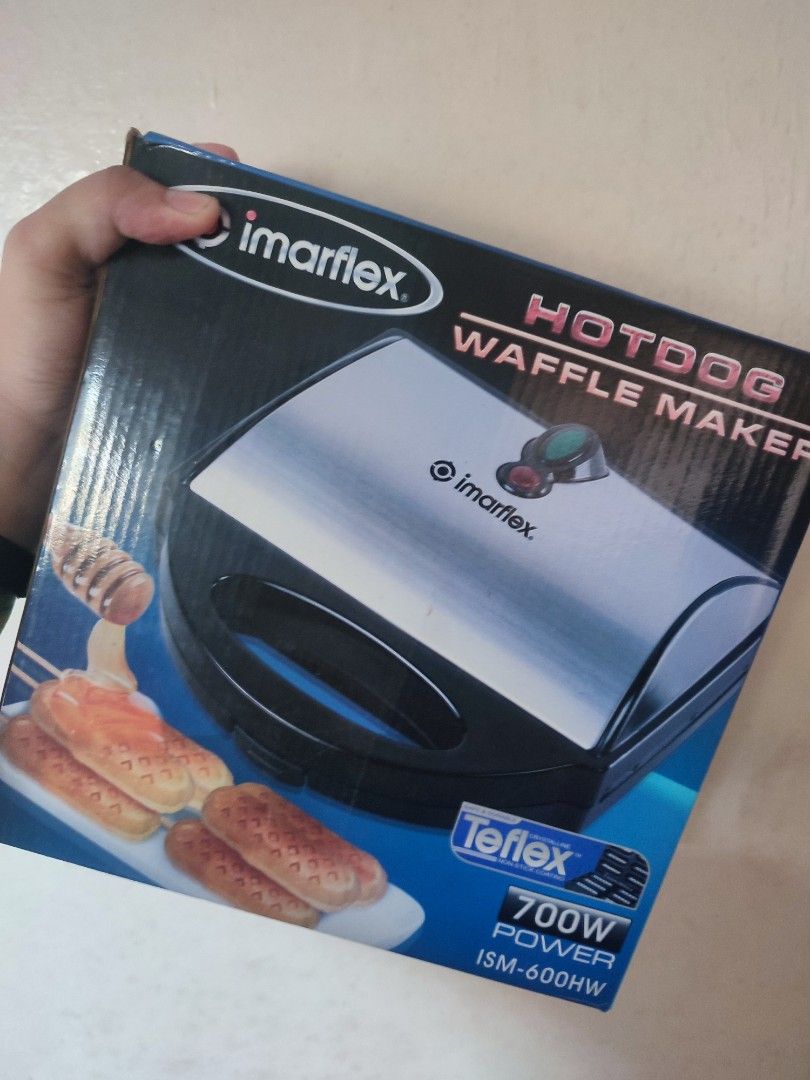 Imarflex Hotdog waffle maker, TV & Home Appliances, Kitchen Appliances ...