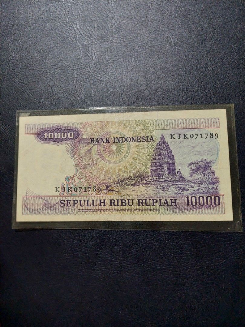 Indonesia Old Bank Note 10000 Rupiah Year 1979, Hobbies & Toys ...
