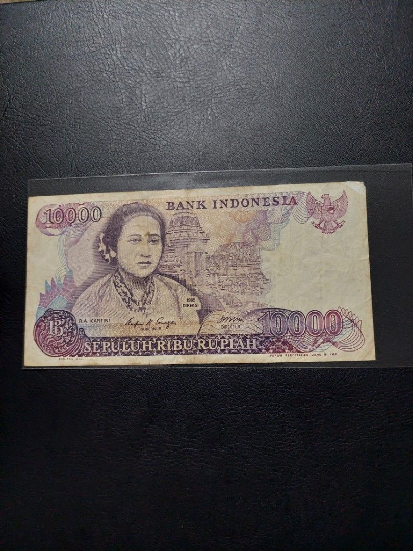 Indonesia Old Bank Note 10000 Rupiah Year 1985, Hobbies & Toys ...
