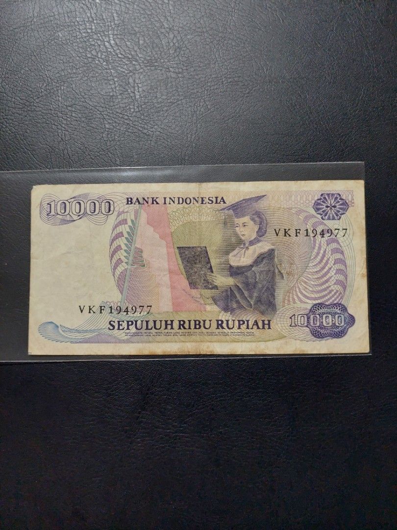Indonesia Old Bank Note 10000 Rupiah Year 1985, Hobbies & Toys ...