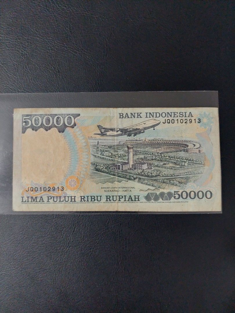 Indonesia Old Bank Note 50000 Rupiah Year 1995, Hobbies & Toys ...