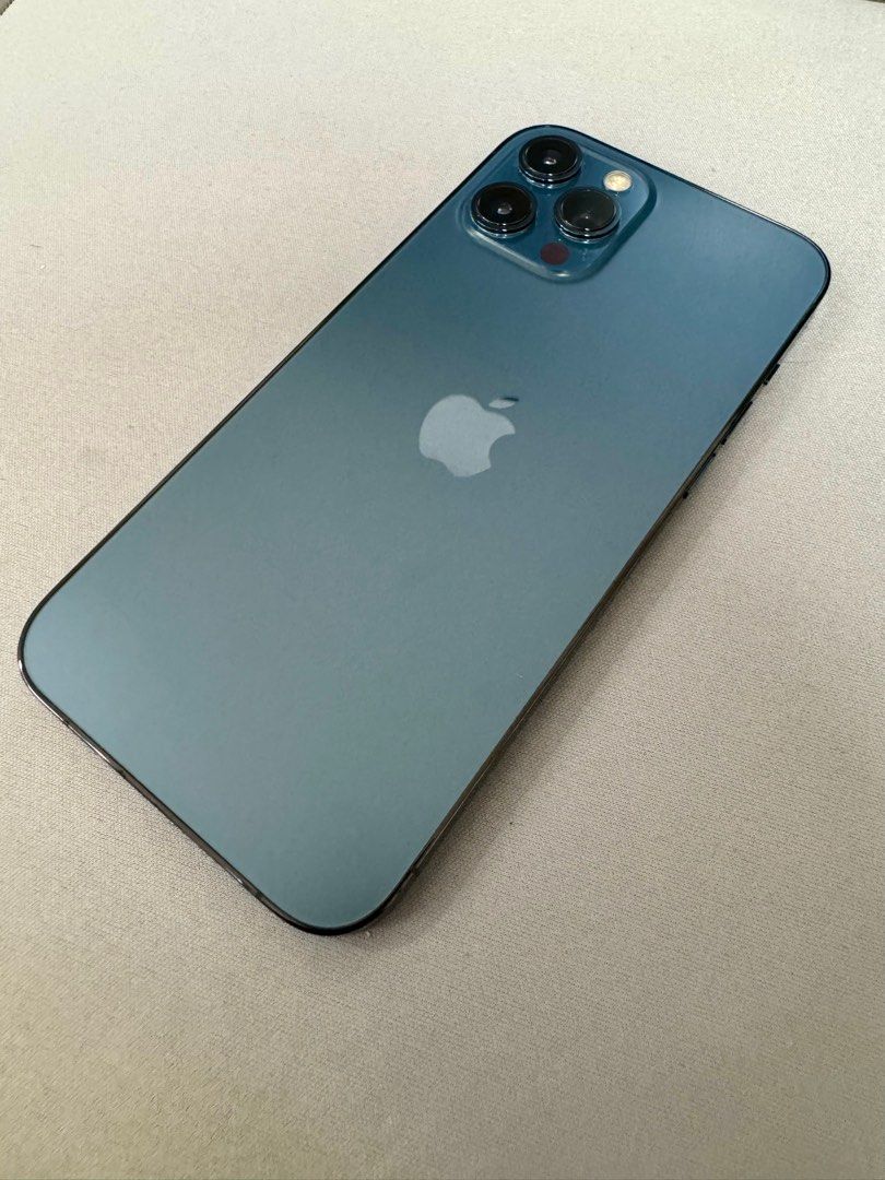 iPhone 12 Pro Max Pacific Blue 128GB, Mobile Phones & Gadgets, Mobile ...