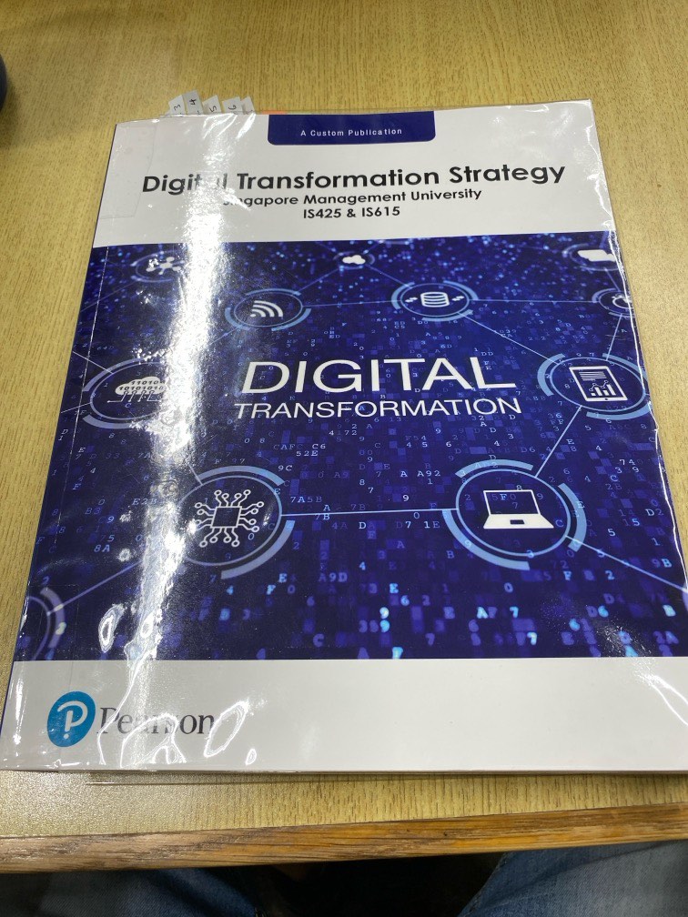 IS425 & IS615 Digital Transformation Strategy textbook, Hobbies & Toys ...