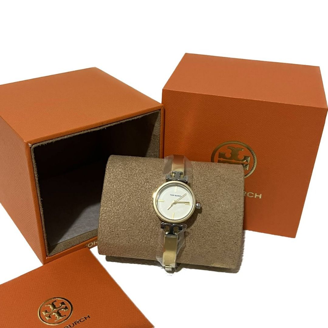 Jam tangan TORY BURCH TBW1401 Watch Stainless Gold Silver, Barang Mewah ...