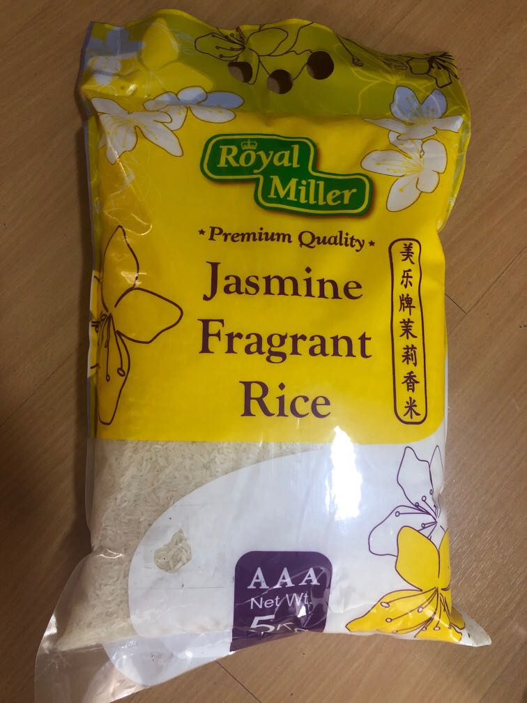 Jasmine fragrant Rice 5kg, Food & Drinks, Rice & Noodles on Carousell