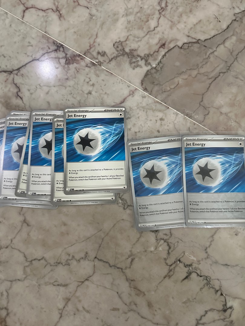 JET ENERGY POKÉMON CARDS PLAYABLES, Hobbies & Toys, Toys & Games on ...